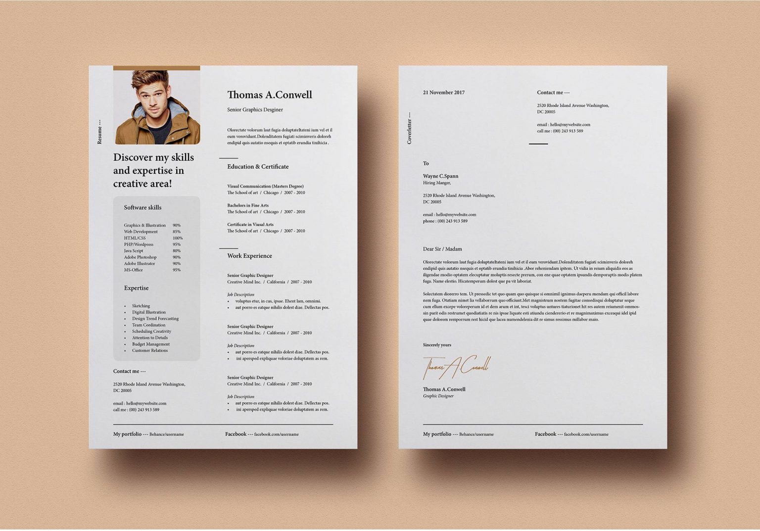 5+ Desain Template CV untuk Engineer Modern & Professional - TEMPLATE.ID