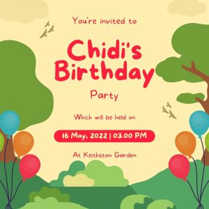 20+ Template Undangan Ulang Tahun Anak Keren & Lucu - TEMPLATE.ID