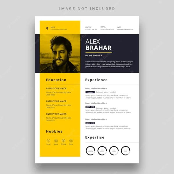 5+ Desain Template CV untuk Engineer Modern & Professional - TEMPLATE.ID